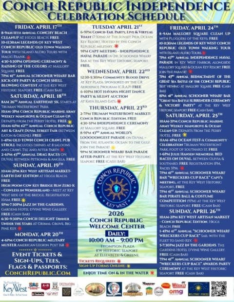 Events - The Official Website of the Conch Republic